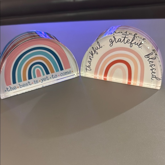 Accents | Rainbow Arch Acrylic Decor Set | Poshmark